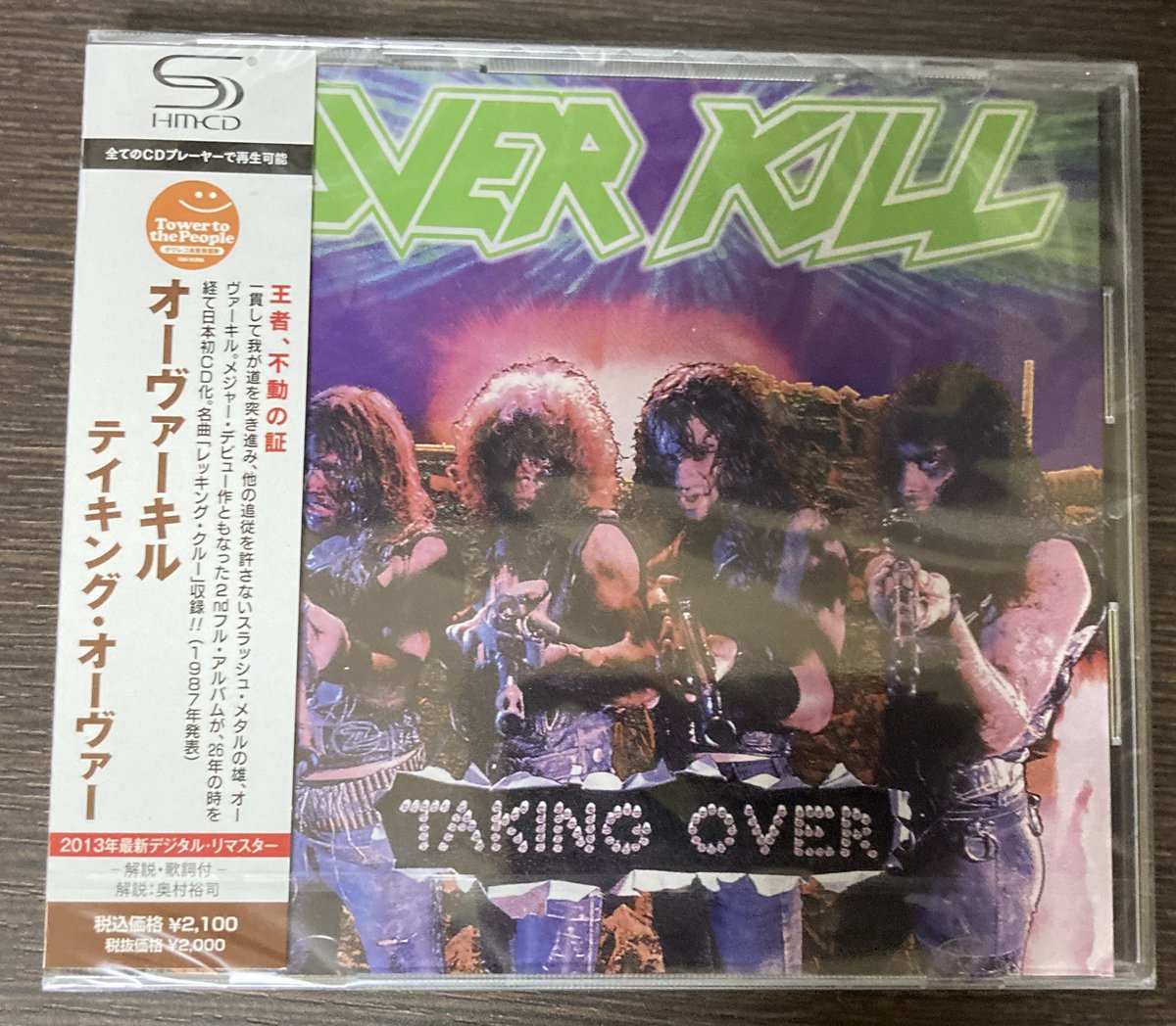 バカだもん on Twitter: "#NowPlaying Overkill Taking Over 1987 WQCP-1369 2013年国内初CD化のタワレコ限定盤買ってきました。多分 ...