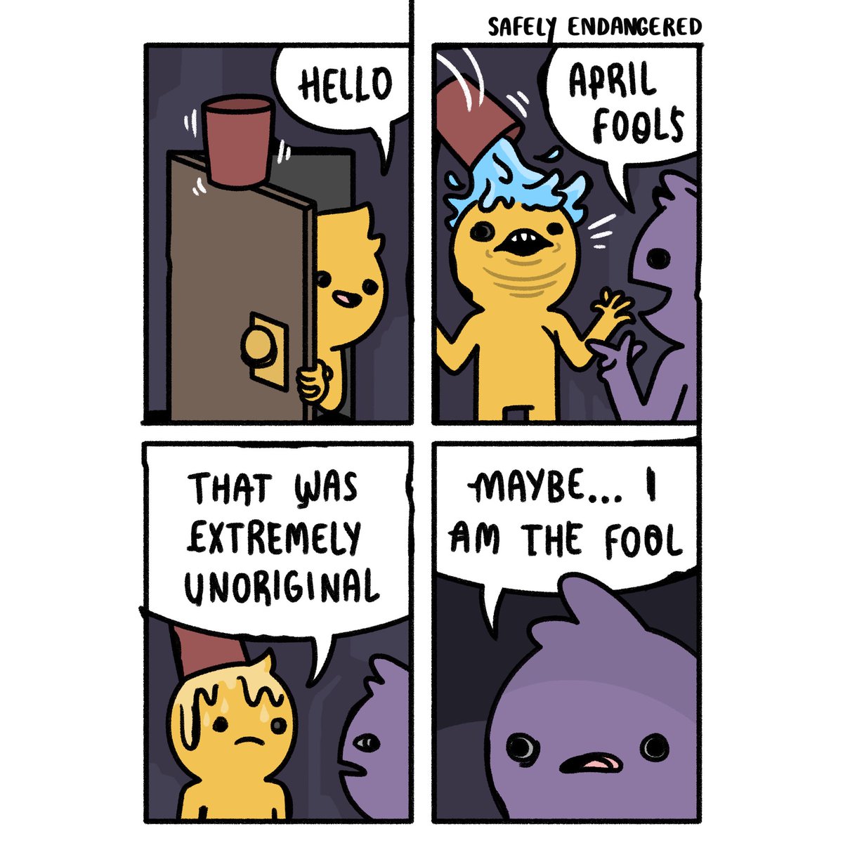 Safely Endangered on Twitter: "So I uploaded my comics into an AI generator and it came up with ...