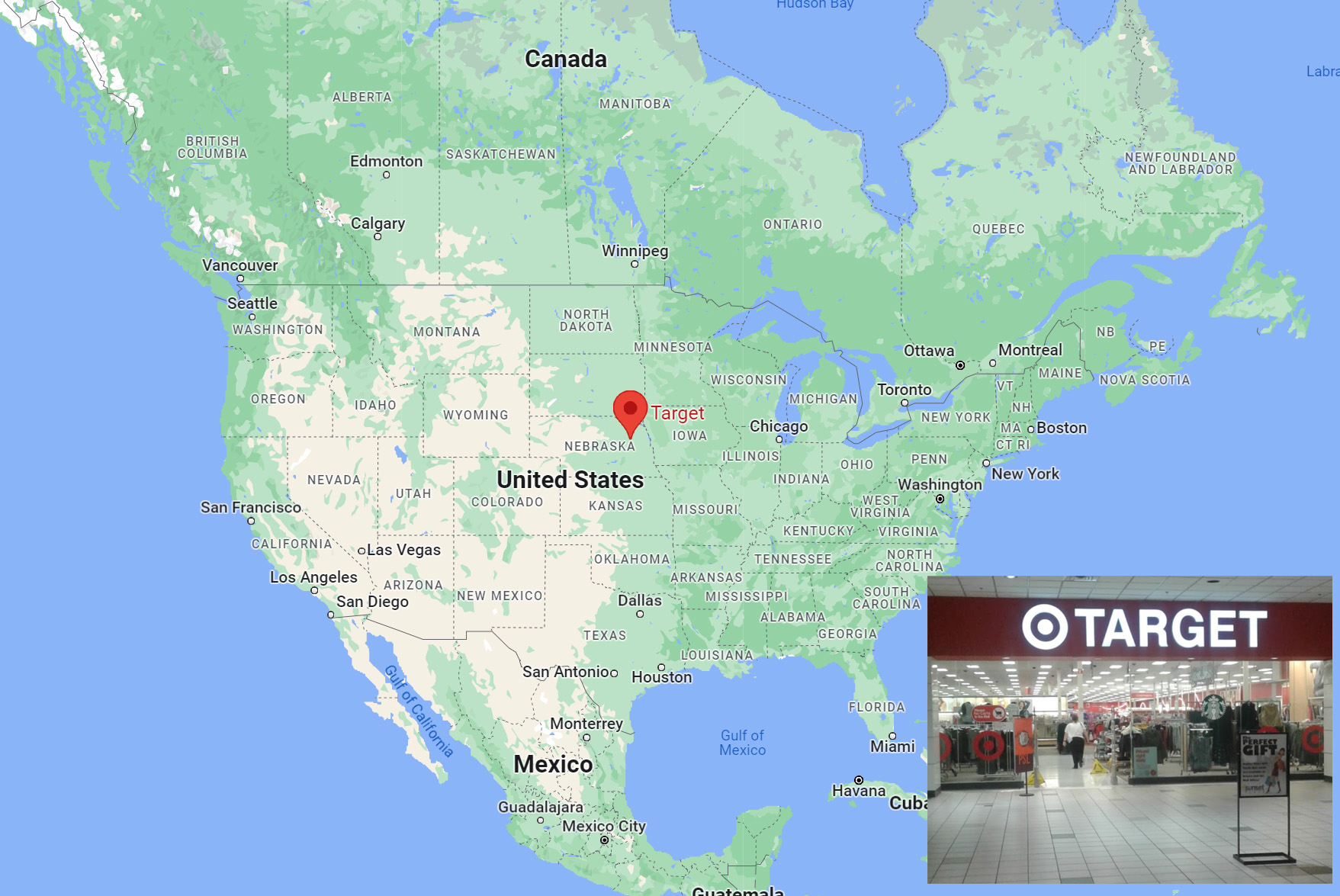 Target Locations Worldwide