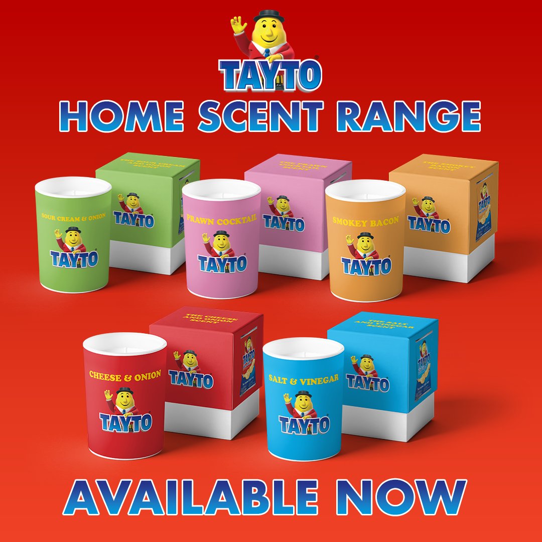 Mr.Tayto Ireland on Twitter: "The long awaited Tayto home scent range has finally arrived! Which ...