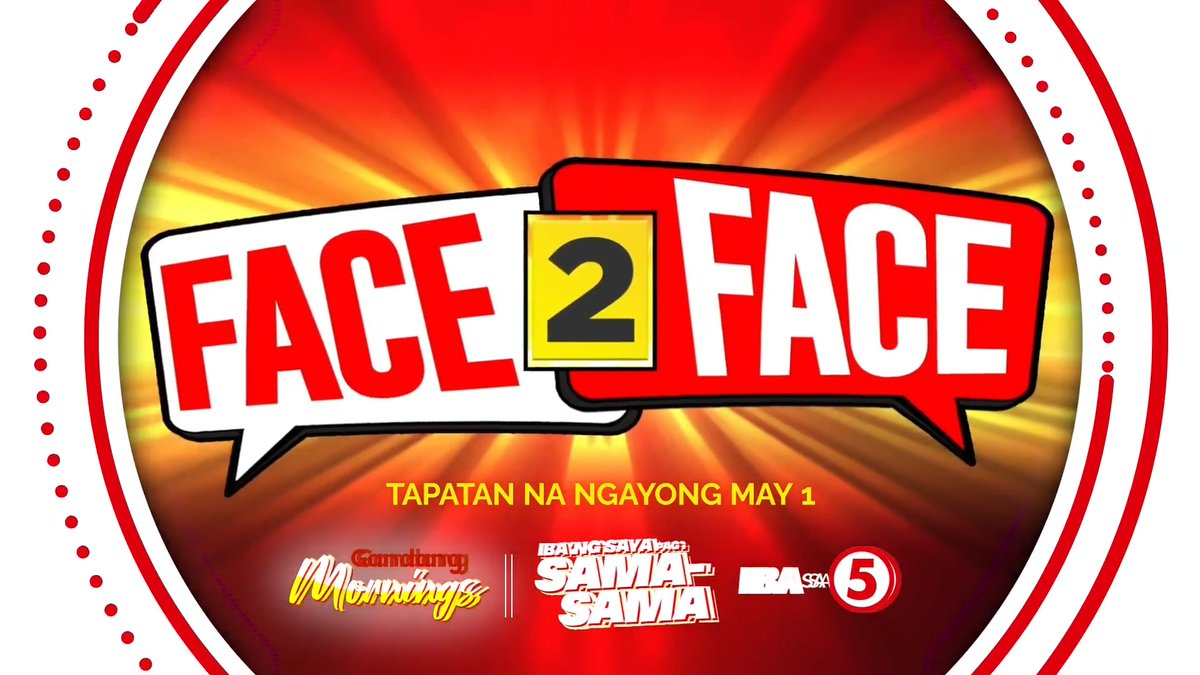 TV5 on Twitter: "Isang buwan na lang at magtatapatan na tayong muli, #Face2Face! Abangan ang OG ...