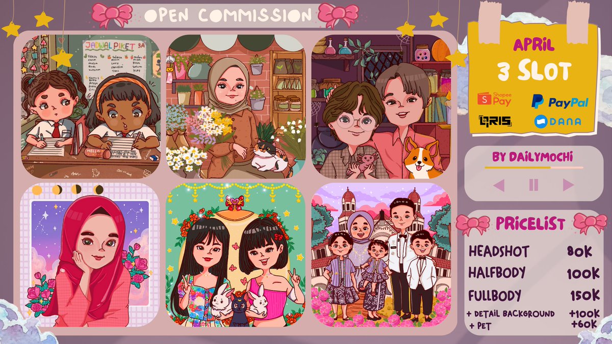 Mochi (もち) on Twitter: "🧙🏻‍♀️ Open Commission 🧙🏻‍♀️ 🌟Reshare, retweet, and likes are very ...