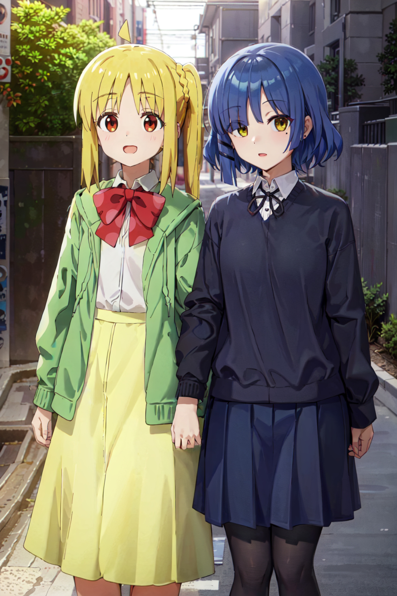 もかりすさんさん On Twitter Rt Zzccdsb リョウ虹 ぼっち・ざ・ろっく Aiイラスト 伊地知虹夏 山田リョウぼっち・ざ・ろっく リョウ虹