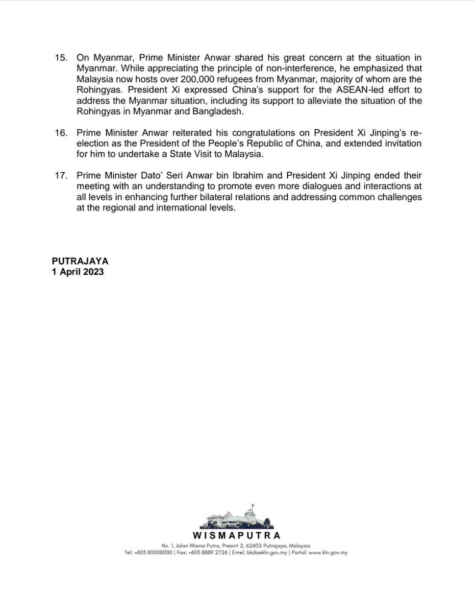 Wisma Putra on Twitter: Wisma Putra on Twitter: