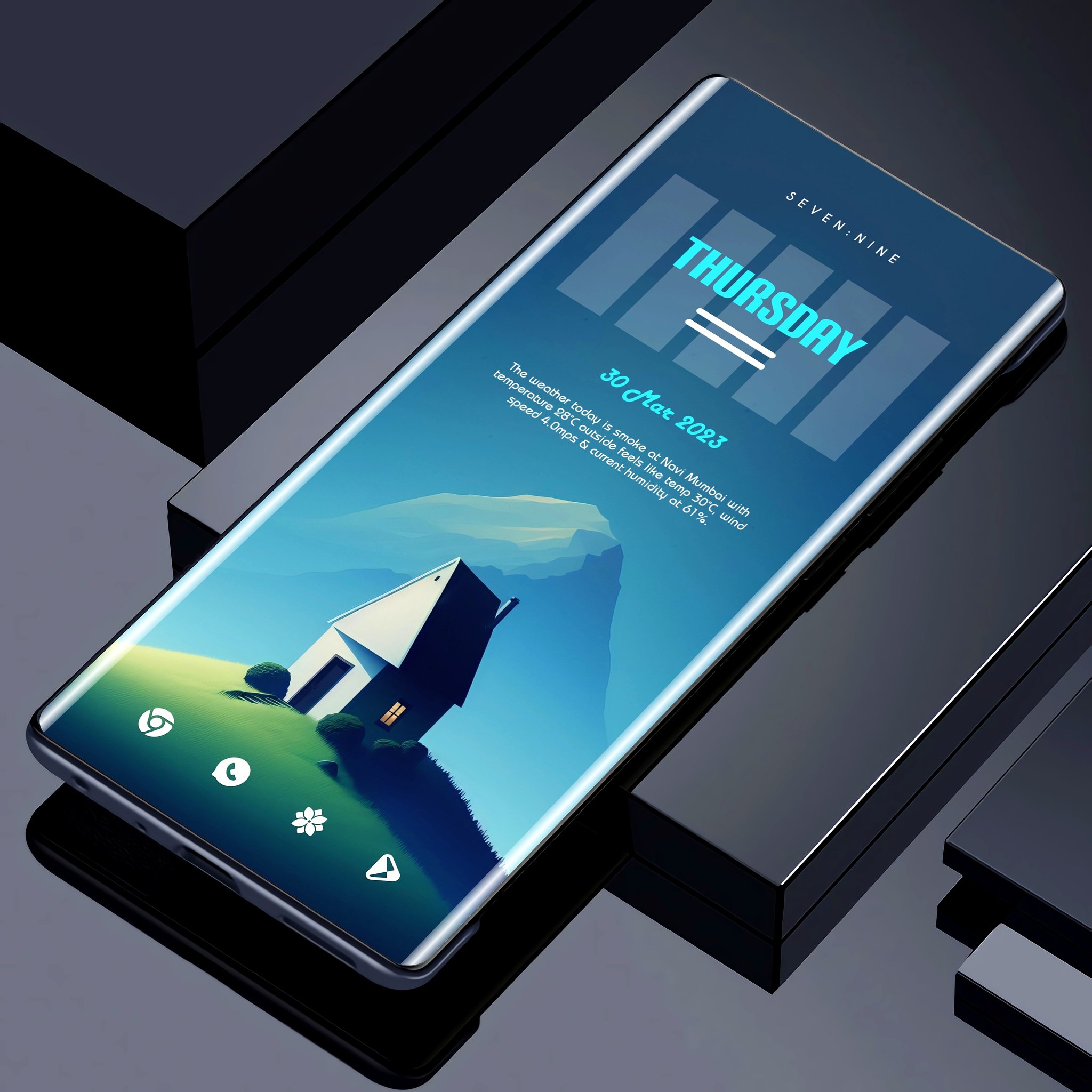 Droid Decor on Twitter: "💢 Setup on our 2 new apps 💥 Wallpaper: Minimal Walls @droiddecor 💥 ...