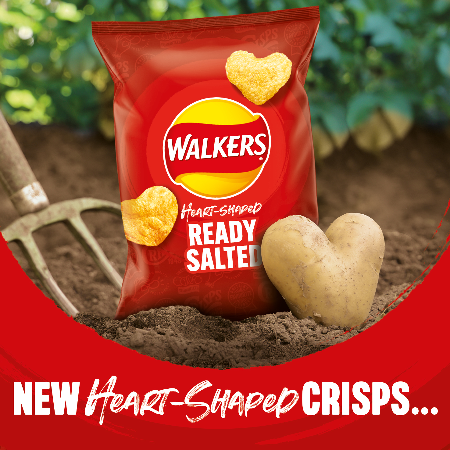 Walkers Crisps on Twitter: "Introducing our new look heart shaped crisps, made with love from ...