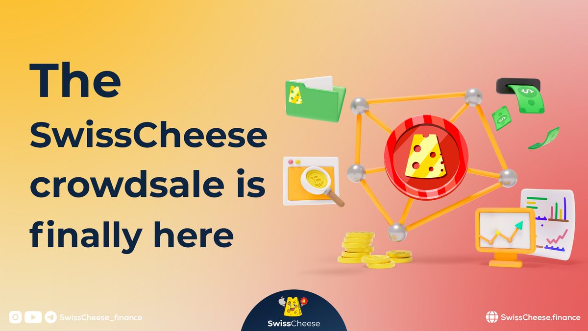 S P on Twitter: "RT @Swisscheese_fn: The SwissCheese #crowdsale is here, and it's the perfect ...