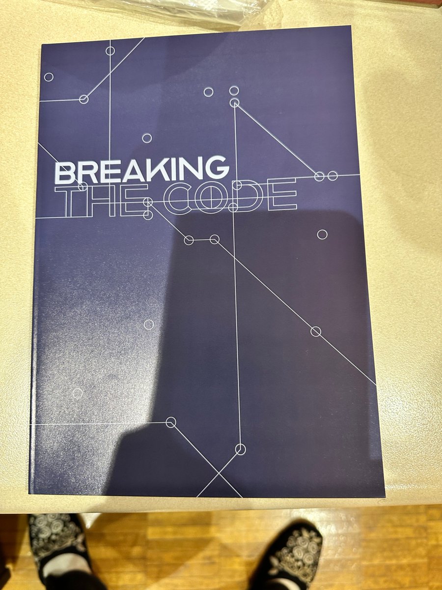 保坂知寿 On Twitter 『ブレイキング・ザ・コード』 まもなく開幕です