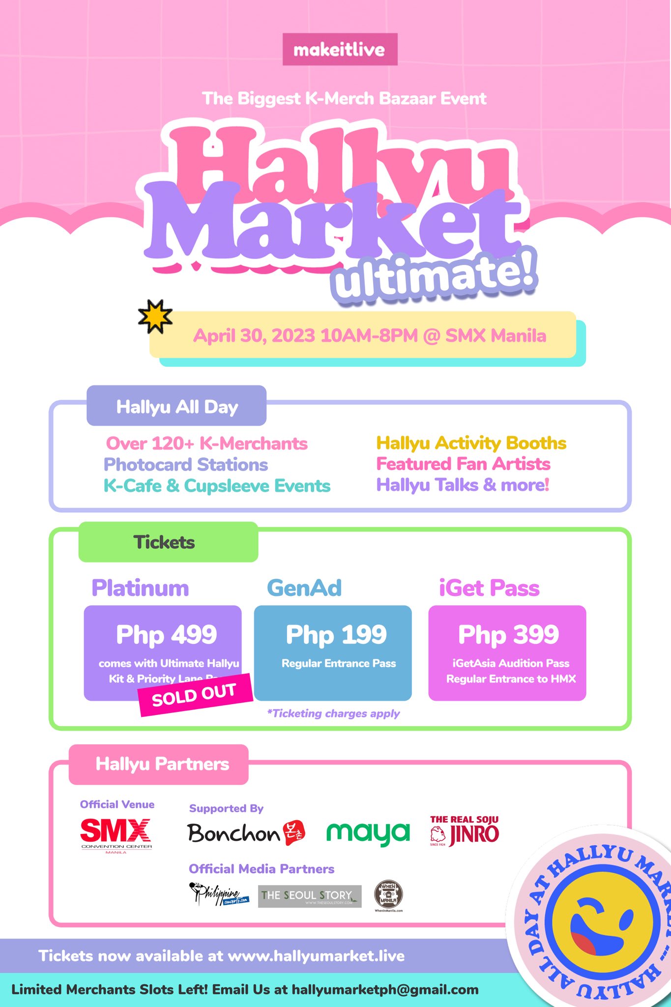 makeitlive on Twitter: "More Hallyu budols coming your way at the #HallyuMarketUltimate! Don’t ...