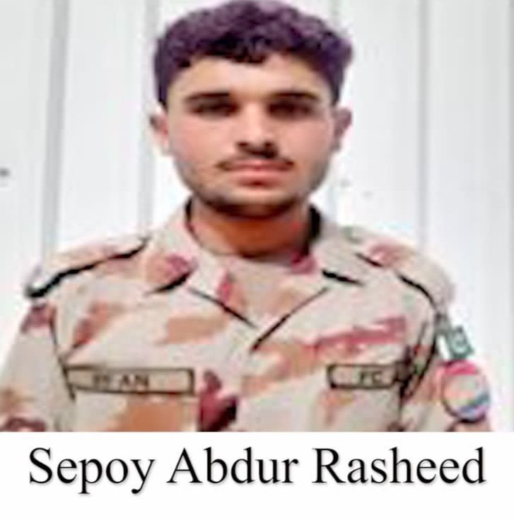 Eagle Eye PSF on Twitter: "Balochistan: • Sepoy Muhammad Irfan Shaheed • Naik Shair Muhammad ...