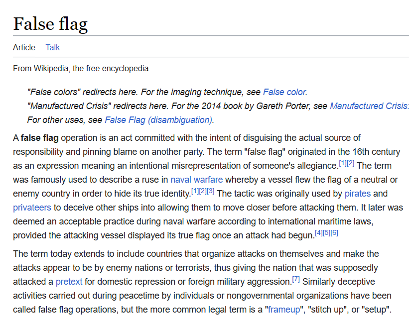 Bloody German on Twitter: "RT @docneto: Please learn about false flag operations. APC have and ...