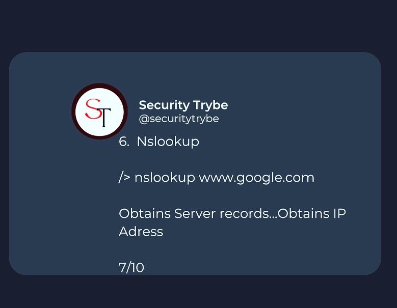 Security Trybe on Twitter: