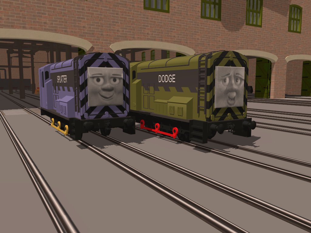 Thomas And Friends Diesel 10 Splatter And Dodge