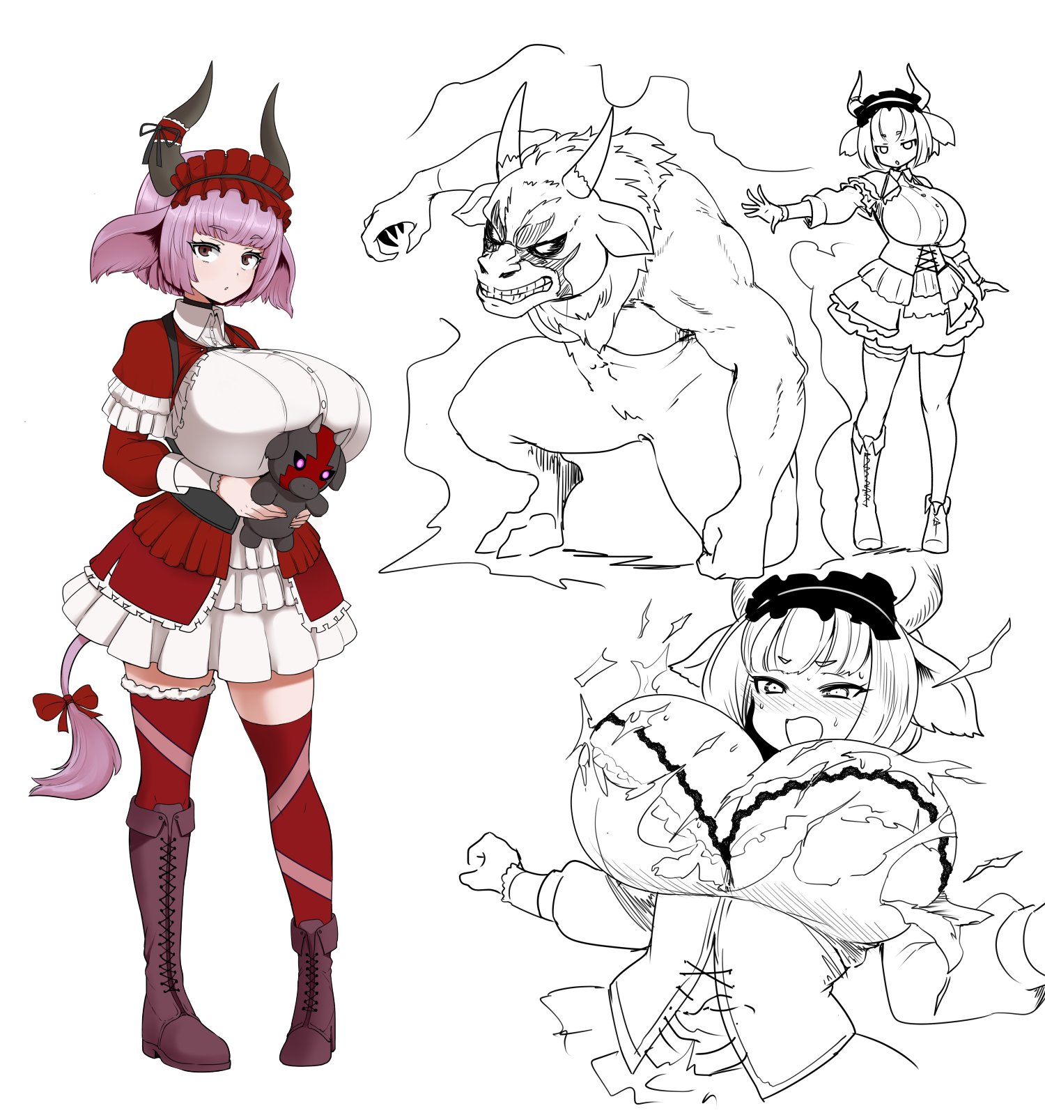 OKAMURA＠コミックス1巻2/22発売 on Twitter: "牛娘 https://t.co/bjk5e8heA0" / Twitter