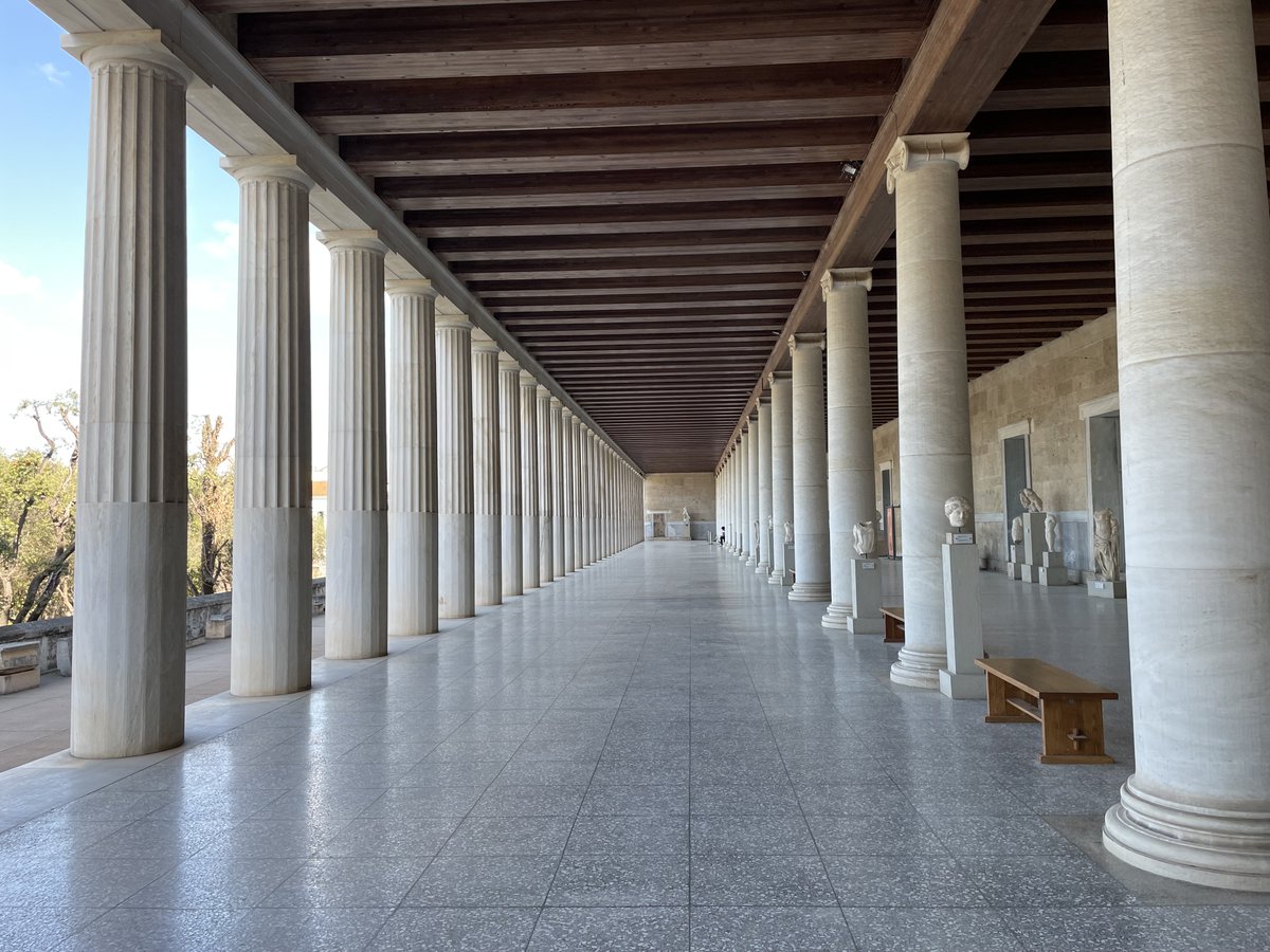 Derek | The Hellenistic Age Podcast on Twitter: "The Stoa of Attalus II of Pergamon. Now a ...