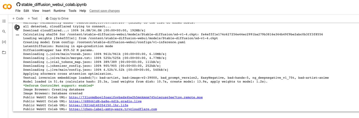 stable-diffusion-webui + ControlNet 现在用起来也太简单了吧，在 Colab 上一键就可以部署好，分分钟生成一大堆美女图 - Thread from ...