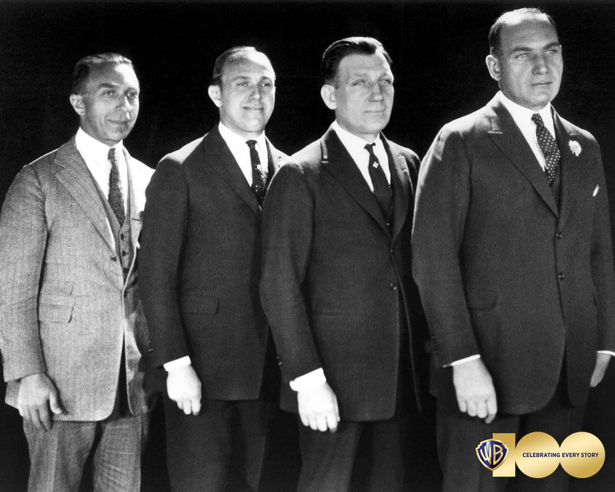 TCM on Twitter: "The four brothers (shown from left: Harry, Jack, Sam, and Albert) founded ...