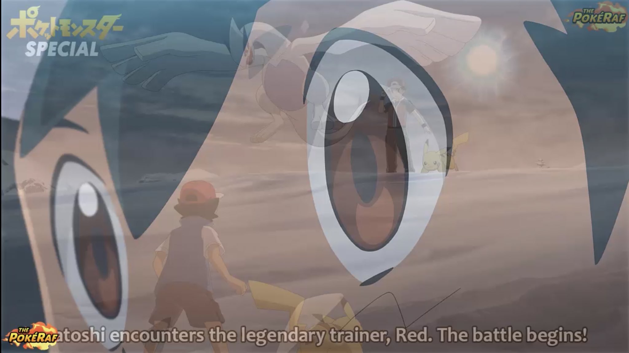 Ash Vs Red Battle