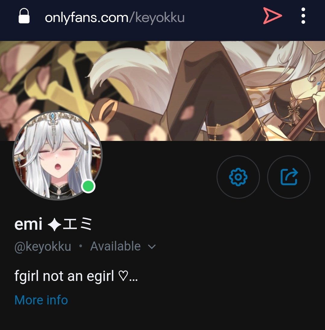 emi エミ⌛️🦊 artist vtuber on Twitter: "did u know I have an OF"