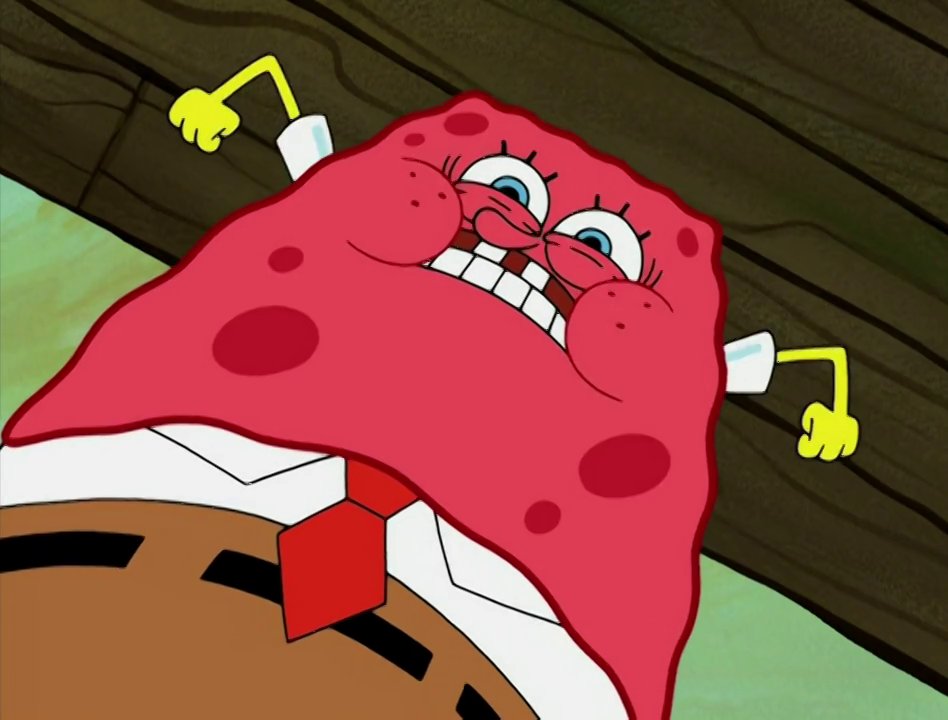 Spongebob Face Red