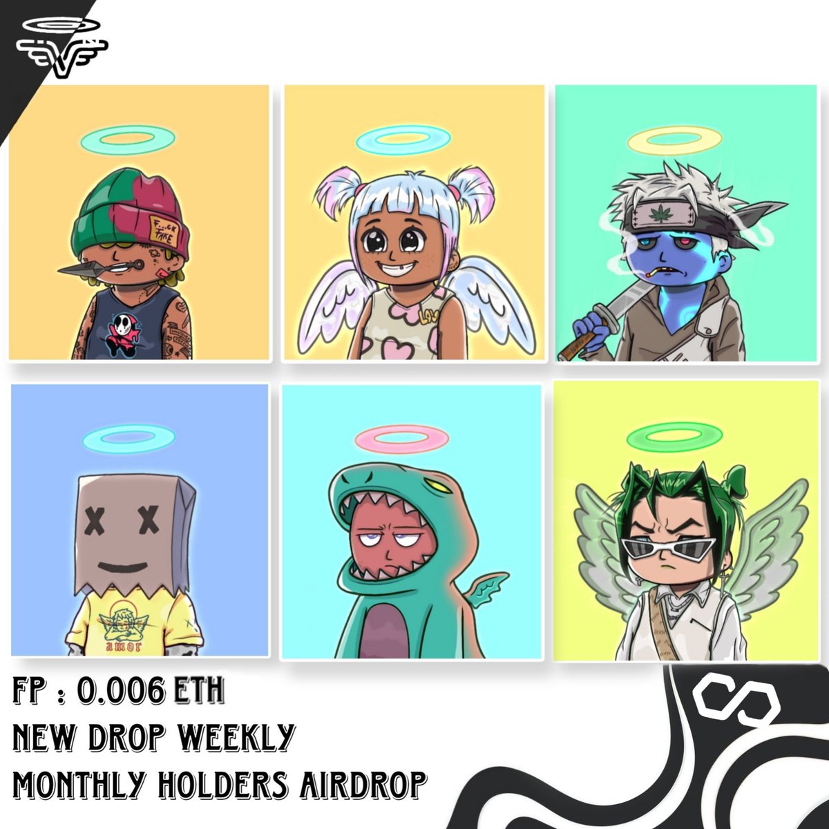 TwoFaced Magnas 🇨🇦 on Twitter: "RT @hvn_nft: Launch 🚀💜 First Drop (12 HVN Avatars) have been ...