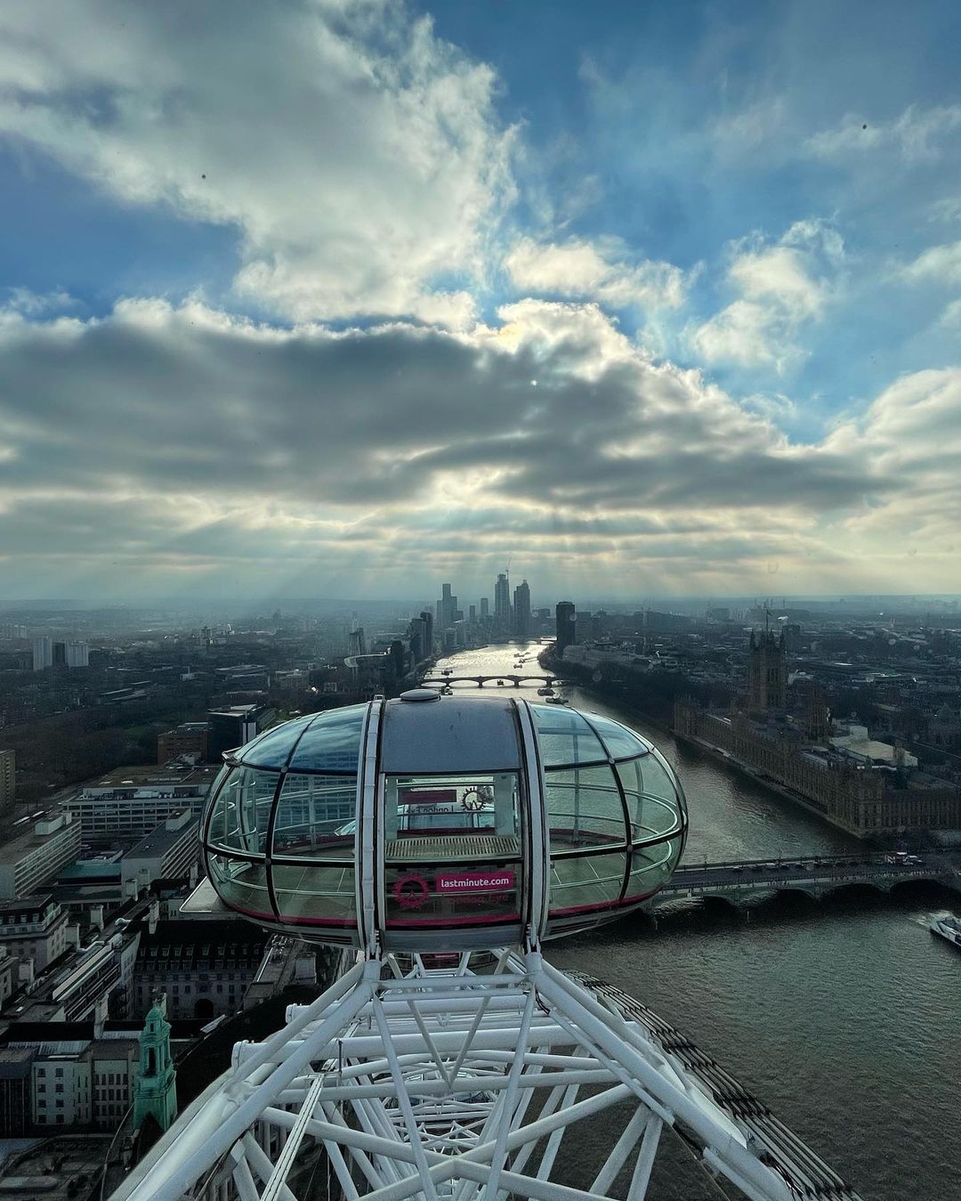 London Eye View Inside