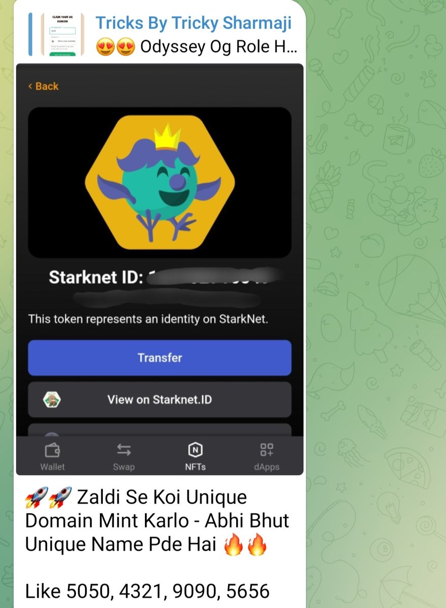 TRICKY DAO on Twitter: "😍😍 FREE @myBraavos NFT - If you claimed your FREE OG domain by @Starknet ...