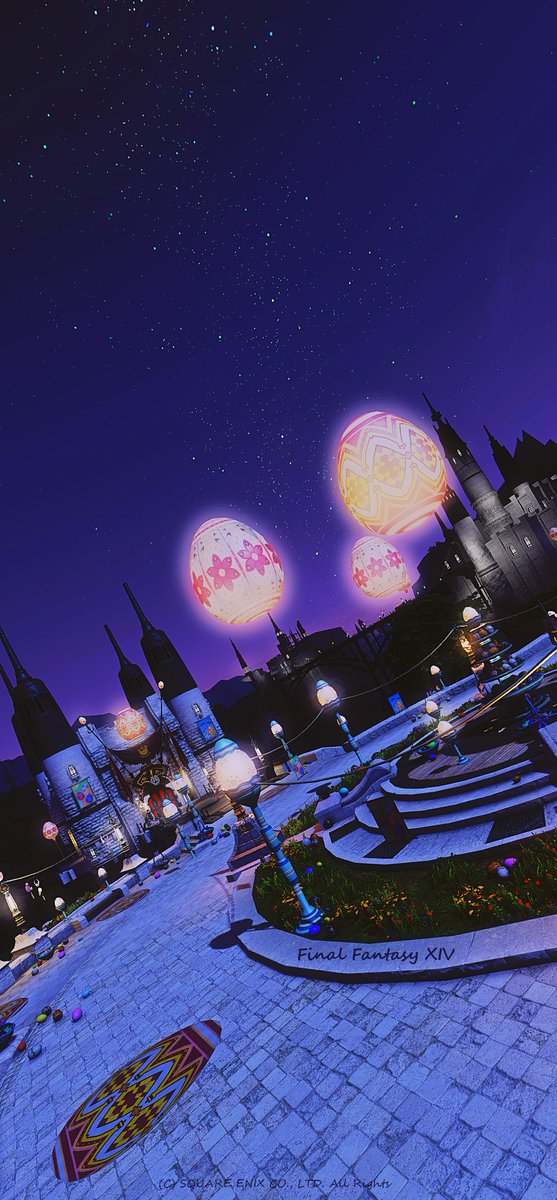 【FF14】エッグハント2023飾り付けや風景、街の様子まとめ : FF14みんなの反応
