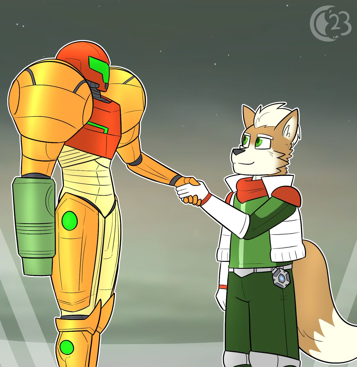 End on Twitter: "Samus and Fox team up!"