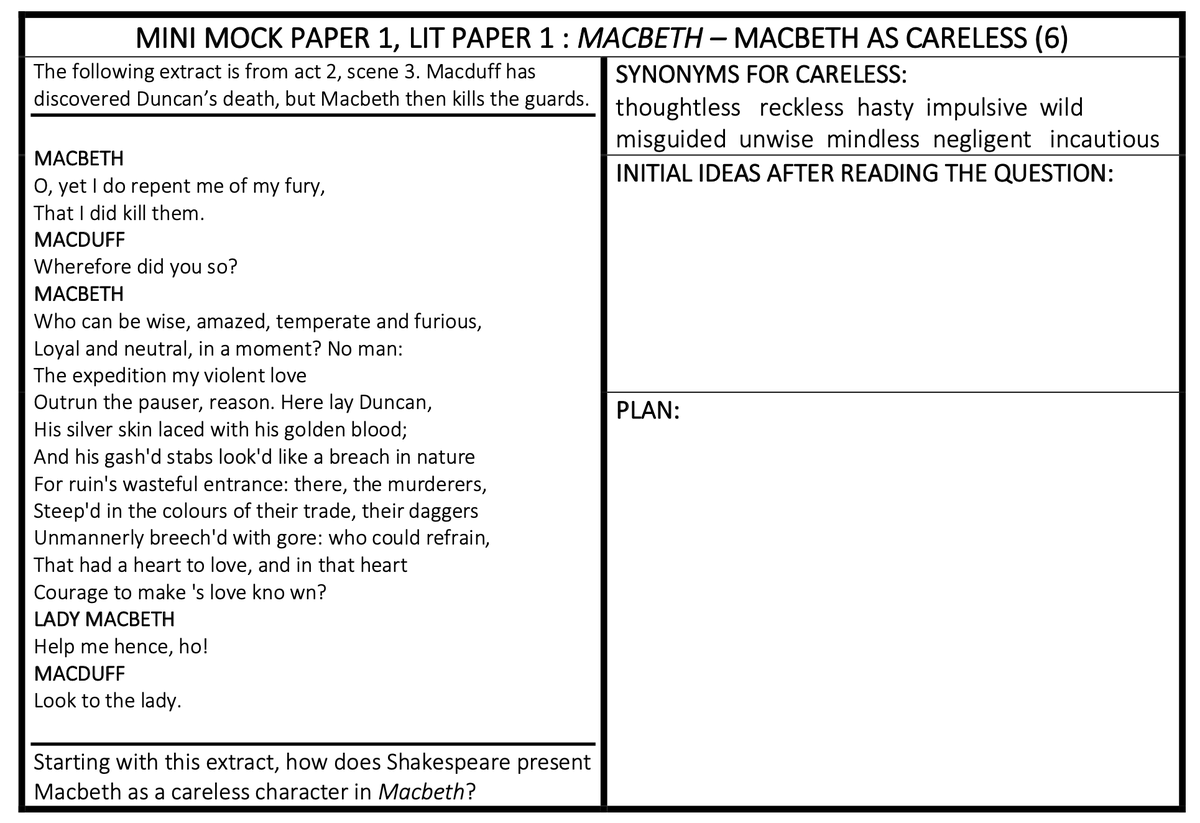 Laura Webb on Twitter: "Hey @Team_English1 are you also at the stage of repeated extracts for ...