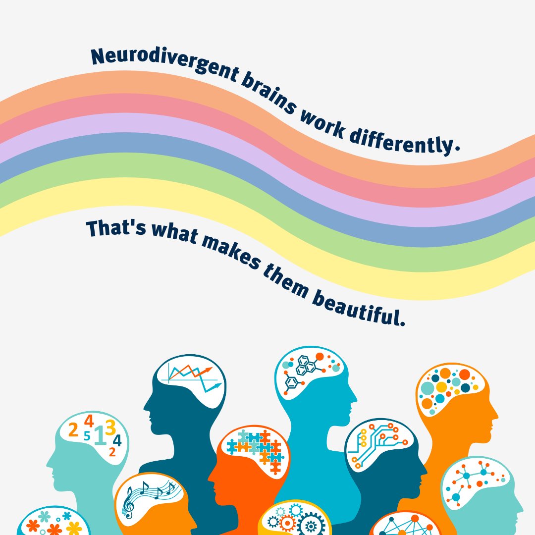 Queensland Health on Twitter: "#Neurodivergent brains think, learn ...