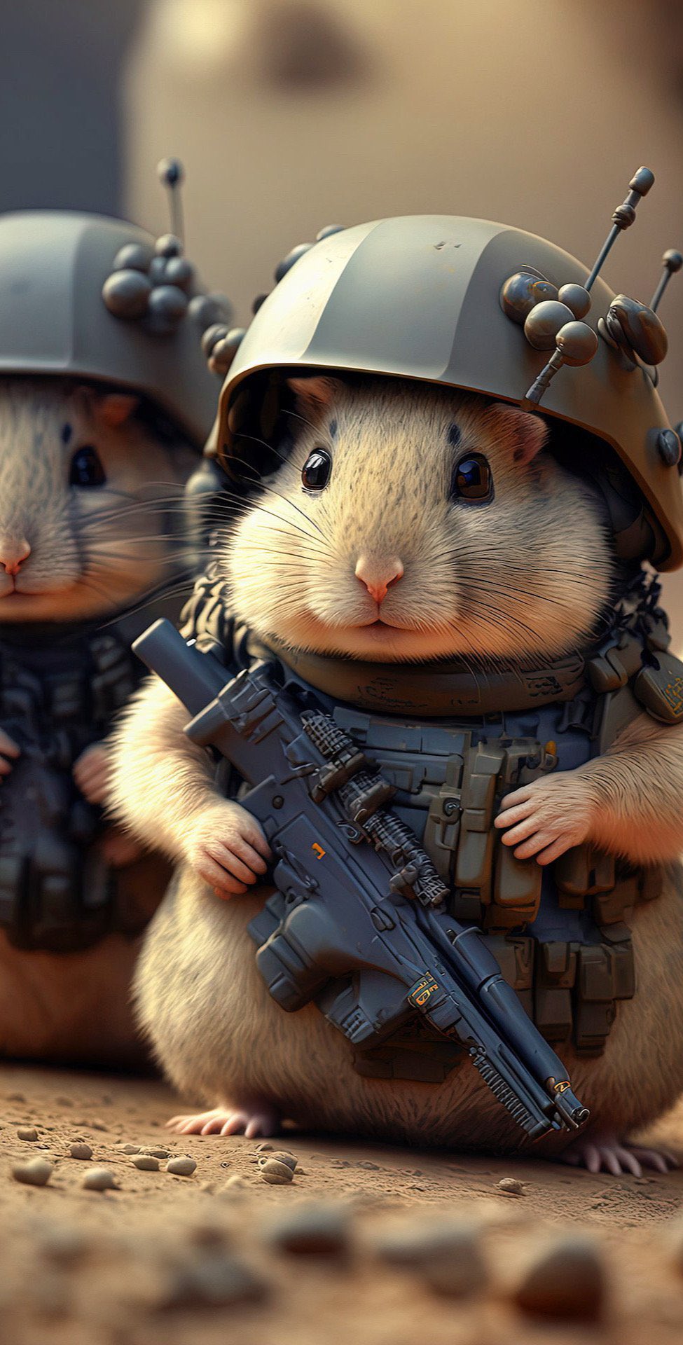 Funny Hamsters With Guns