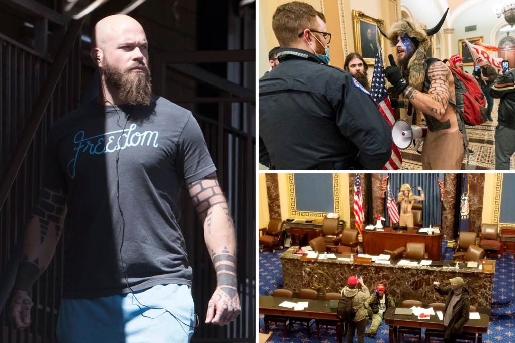 New York Post on Twitter: "QAnon Shaman Jacob Chansley spotted at halfway house following prison ...