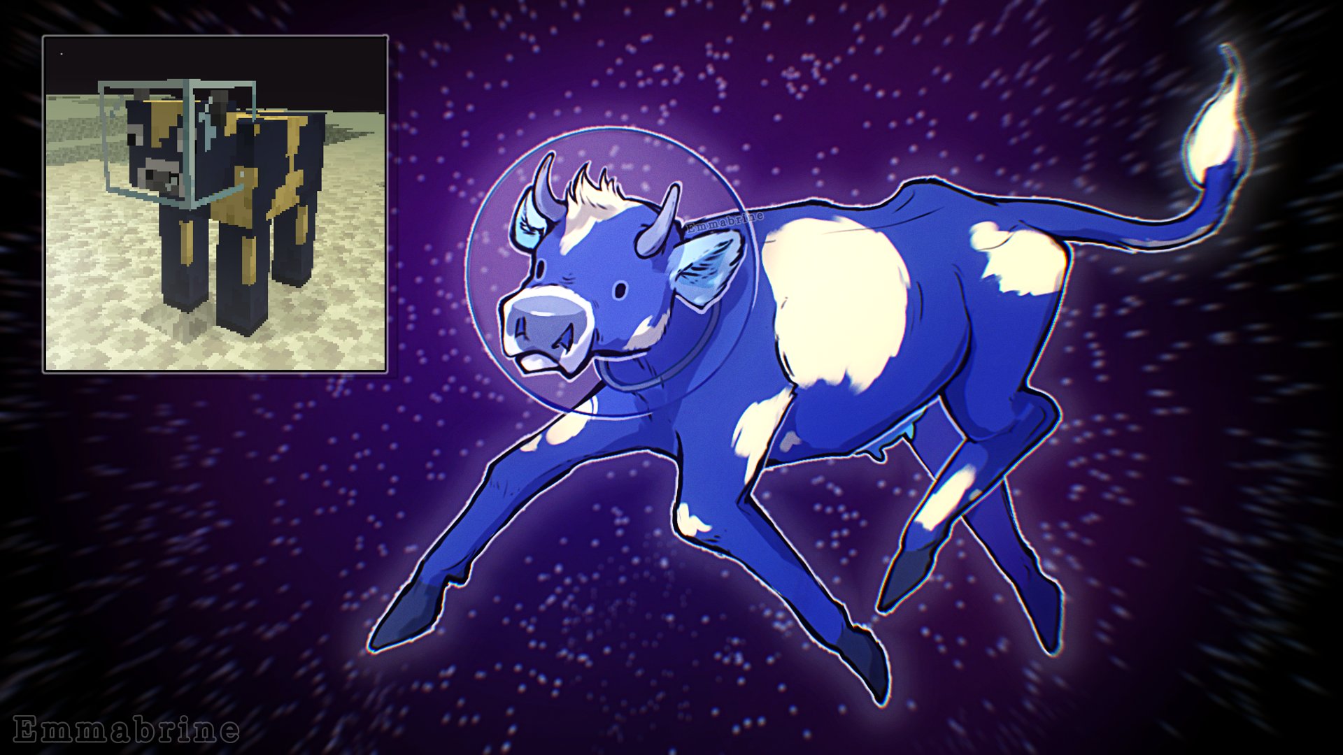 Minecraft Wallpaper Cow
