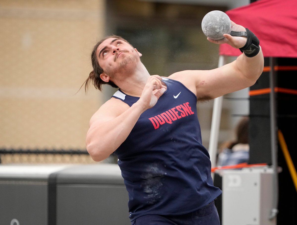 Duquesne Athletics on Twitter: "RT @DuqXCTF: Gabe Sanders won the open shot put, Joe Klanchar ...