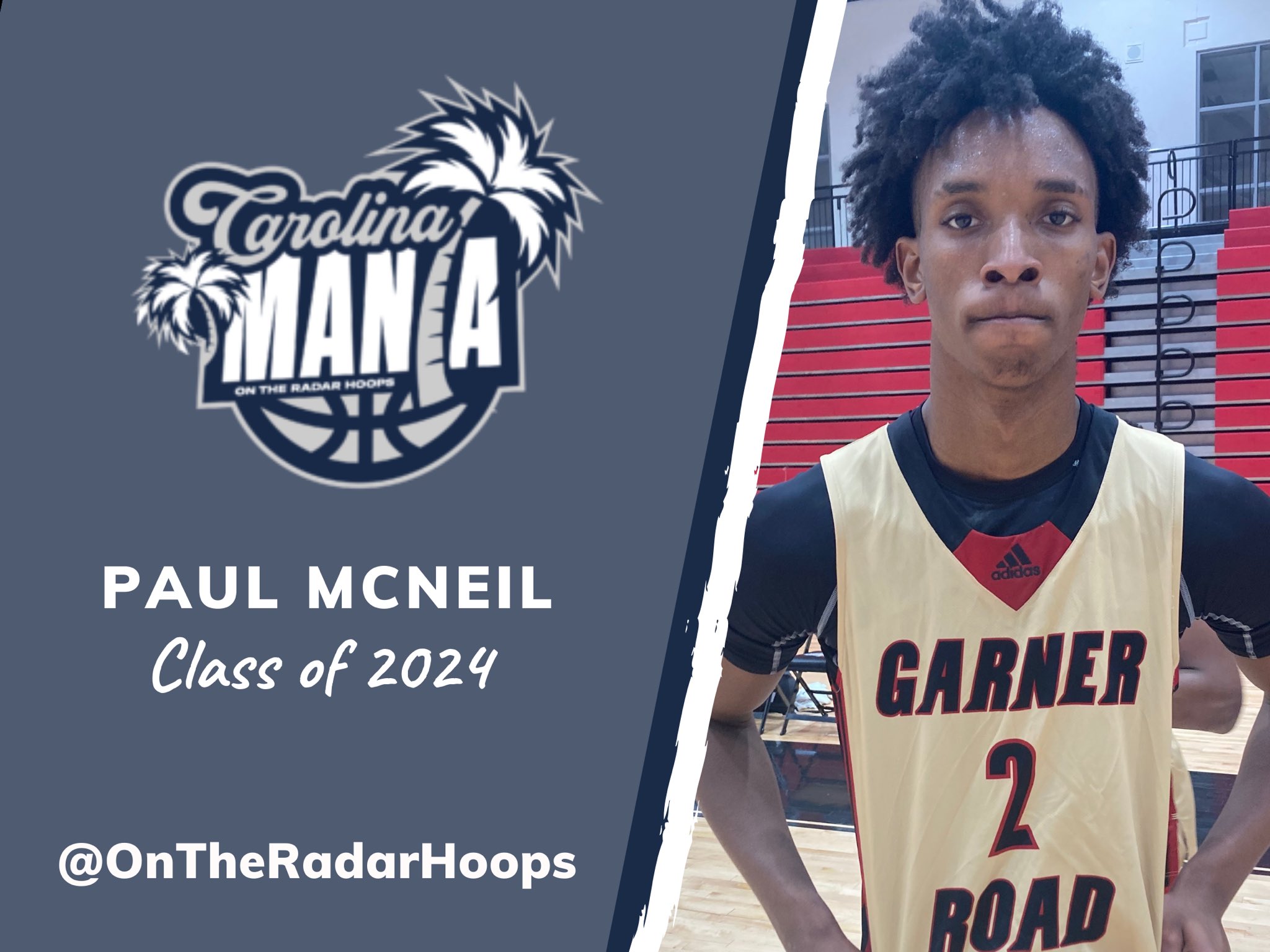 Shun Williams on Twitter: "OTR Carolina Mania ‘24 G Paul McNeil is an elite prospect nationally ...