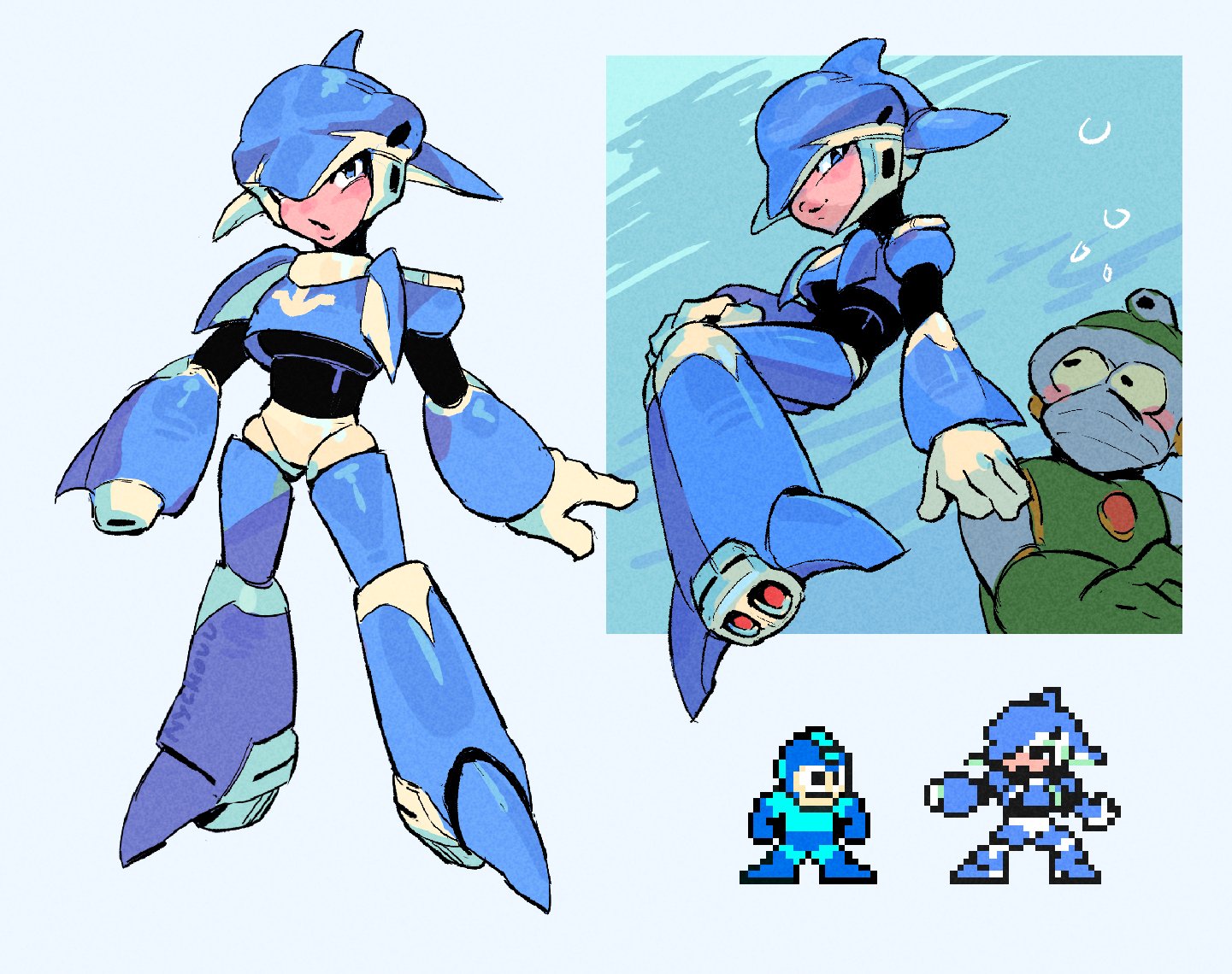 Sharkman Megaman