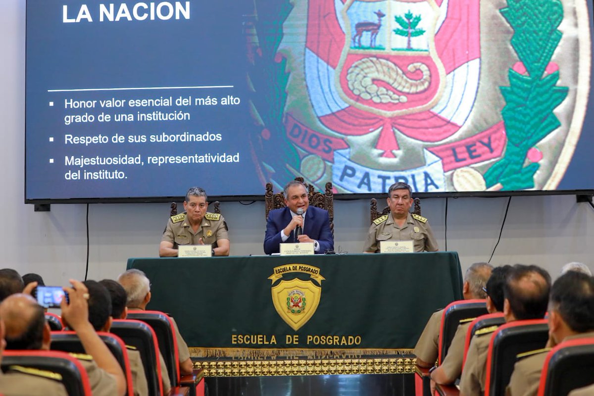 Policía Nacional Del Perú On Twitter Esta Reunión Tuvo Una Duración