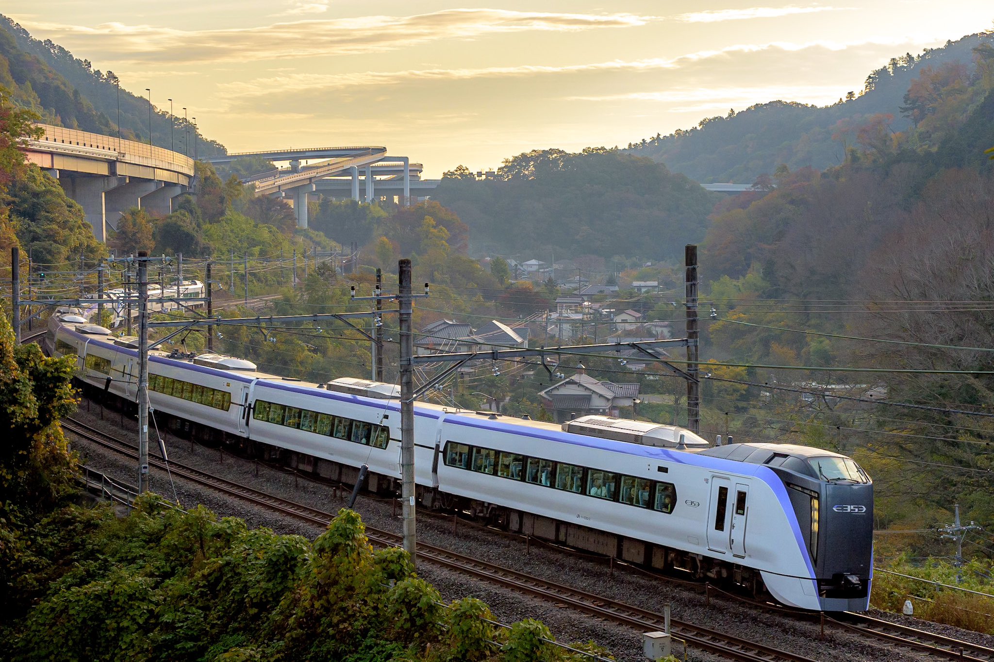 おじじ@C101土曜 東2 W24a on Twitter: "今日の一枚 裏高尾の朝 2018.11.17 D4S + SP 70-200mm F/2.8 Di VC USD G2 #サン ...