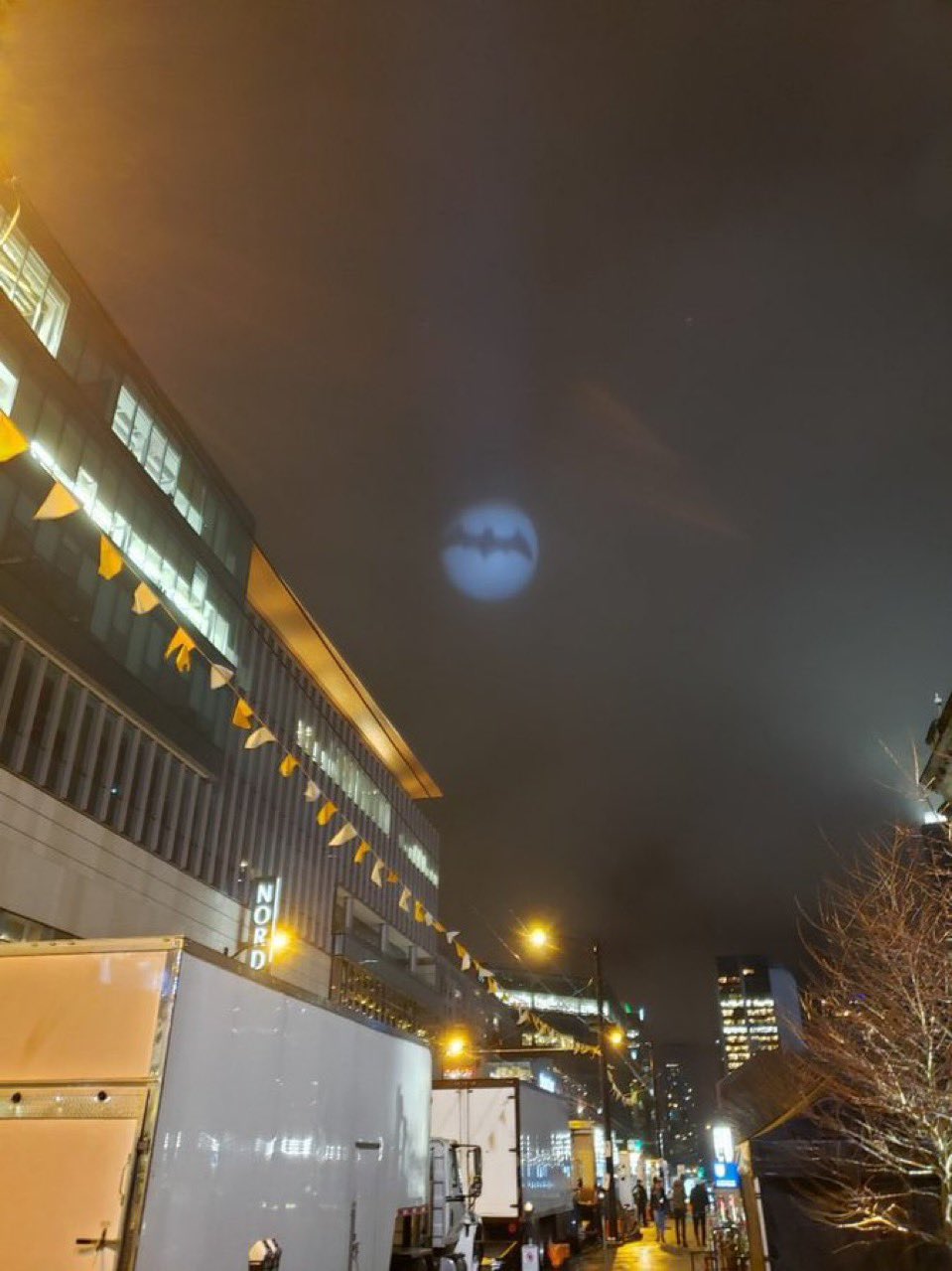 Real Life Batman Signal