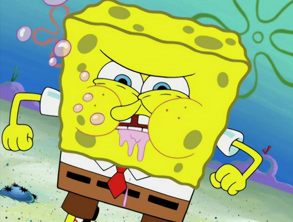 Scared Face Spongebob