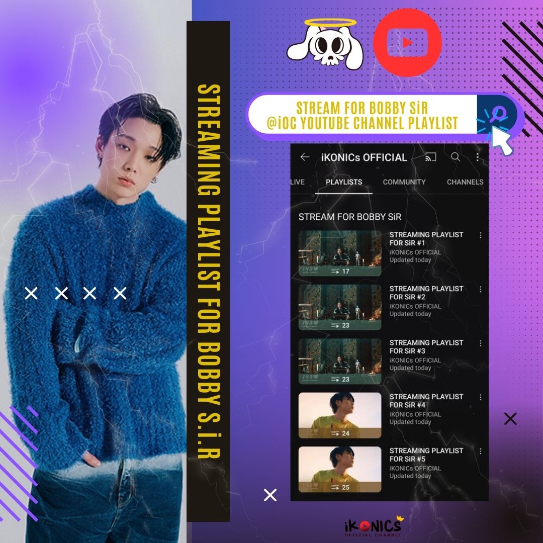 iKONICs OFFICIAL on Twitter: " STREAMING PLAYLIST FOR SiR CHECK HERE👇 🖇️https://youtube.com ...