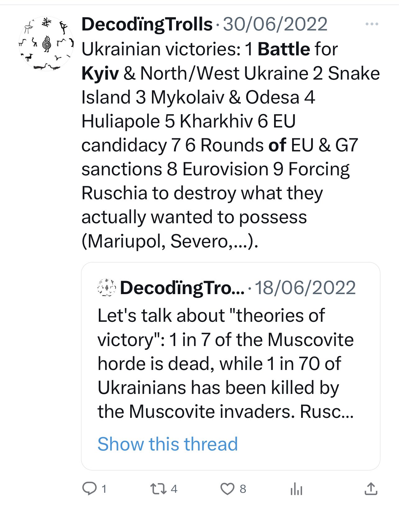 Decodïngtrolls On Twitter So In That Aspect Of Ukrainian Society
