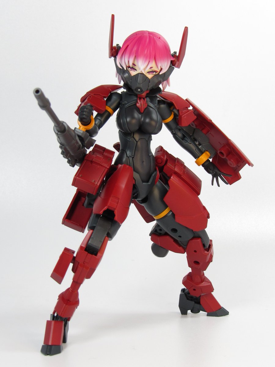 萩原悠 on Twitter: "30MS チェイサーコスチュームと30MM スピナティア[コマンド仕様]のミキシングのチェイサーさん完成しました。 今回は髪の毛を成型色のまま毛先をラスキウス ...