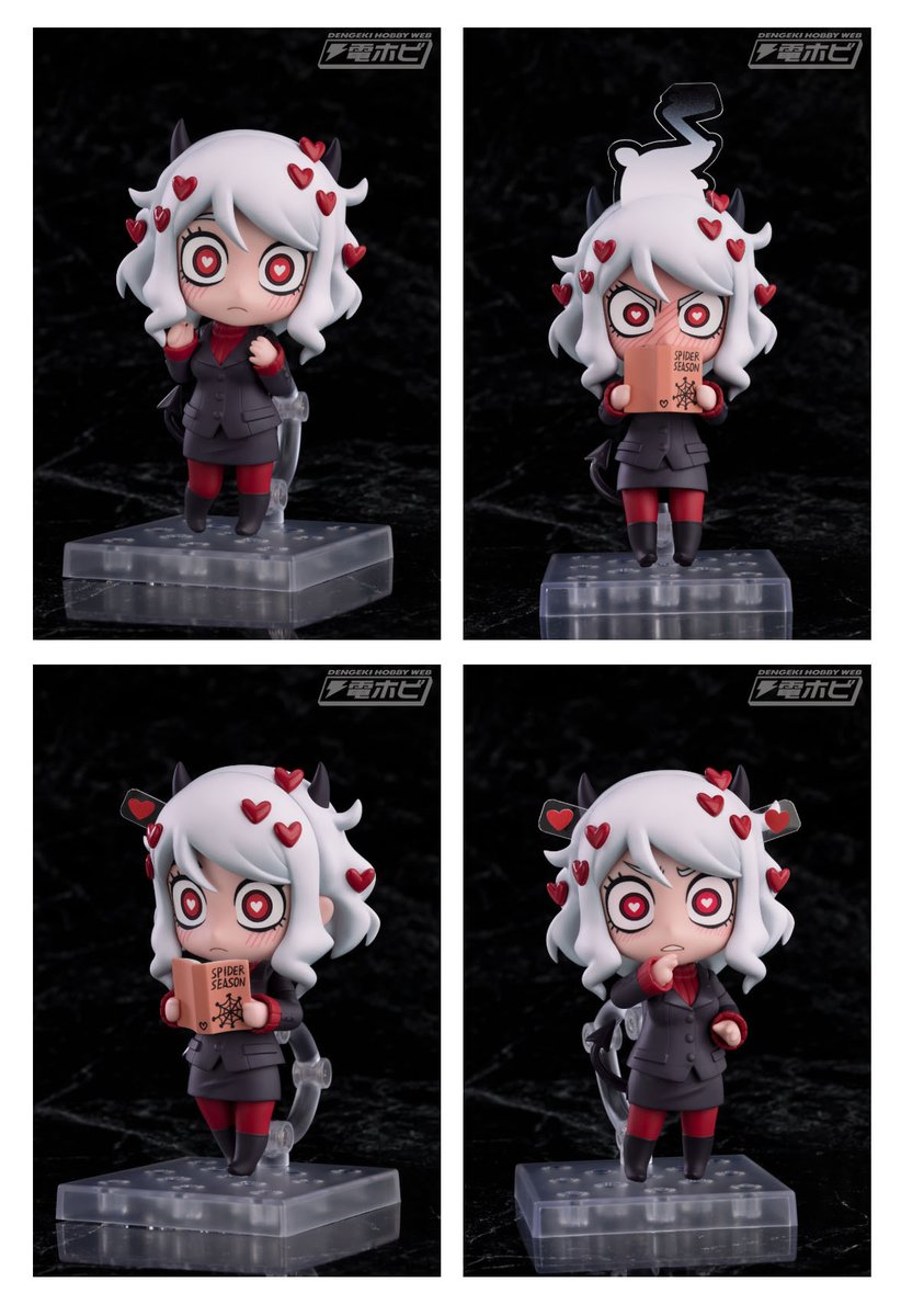 電撃ホビーウェブ on Twitter: "【今週の話題】『#Helltaker』モデウスがねんどろいど化！印象的なハートマークの瞳や、羽織る黒いジャケットなどはそのままに手のひらサイズで展開 ...