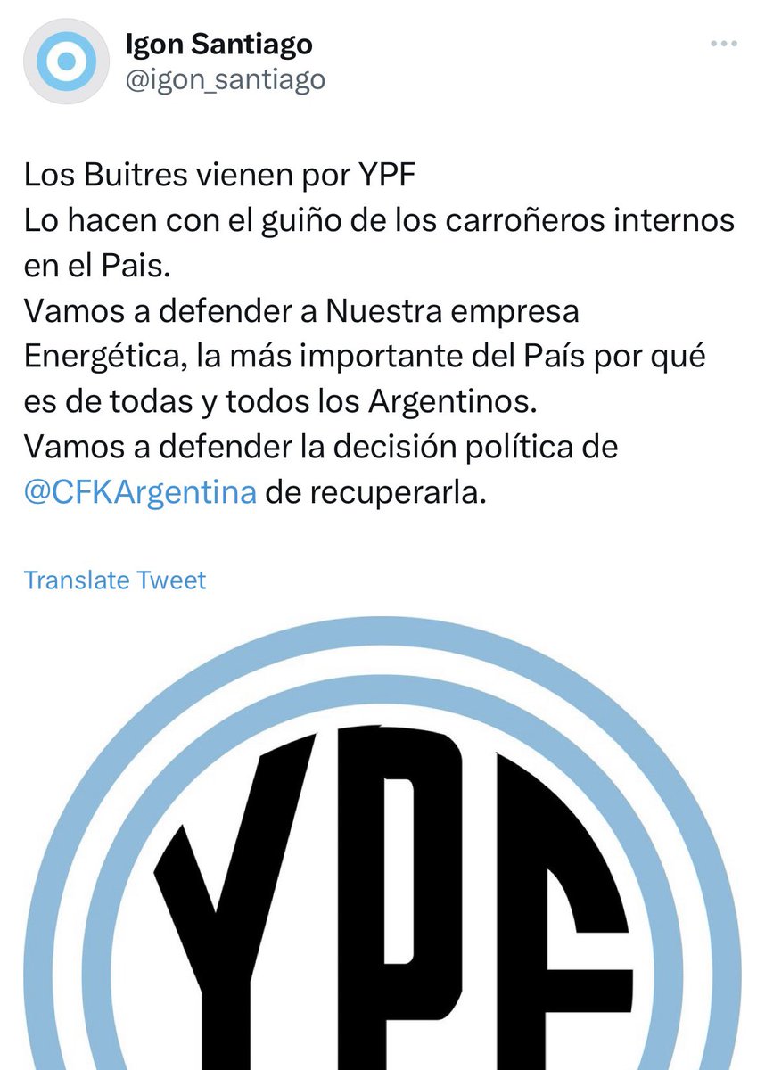Carlos Maslatón On Twitter Es Que No Está En Juego Ypf Por Esta