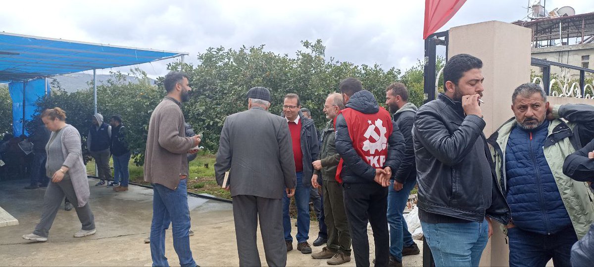 TKP on Twitter: "Bugün #Hatay'da TKP Genel Sekreteri Kemal Okuyan'ın katılımıyla 5 farklı ...