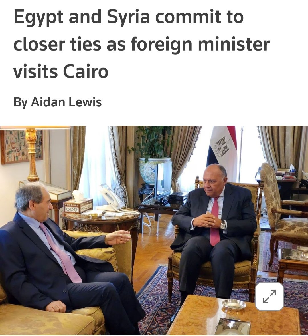 Milcotto on Twitter: "RT @Danijela071: After more than a decade, Syrian MFA visits Cairo for ...
