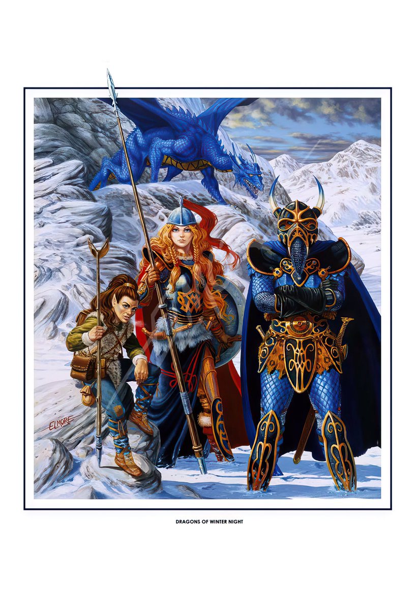 YoDanno #DragonlanceDragonlance on Twitter: "Good morning Larry Elmore managed to set the entire ...