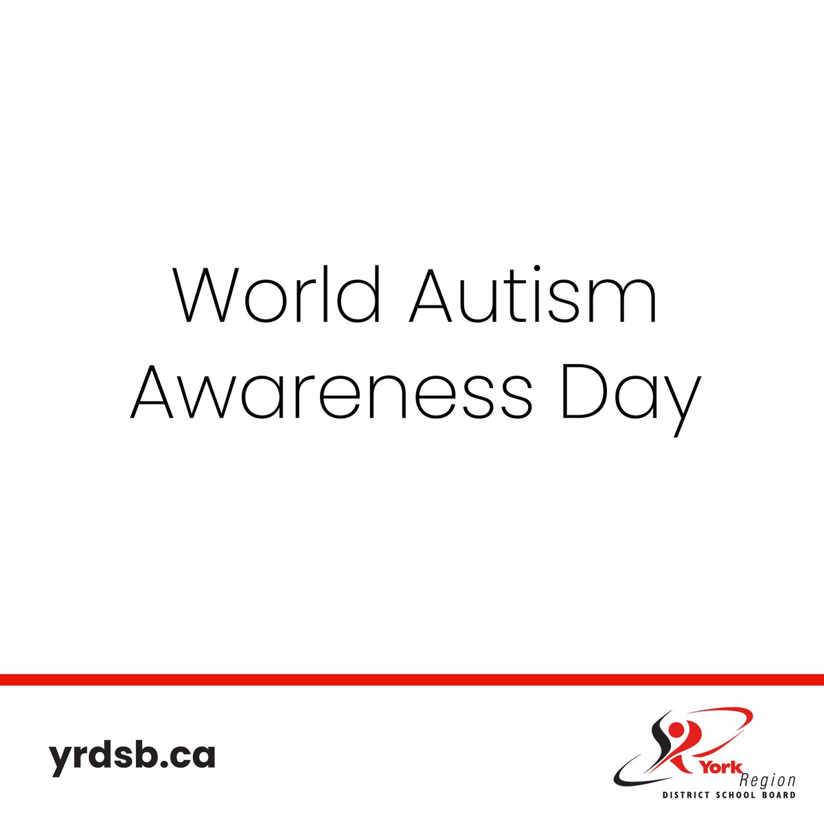 York Region DSB on Twitter: "Today we recognize World Autism Awareness ...